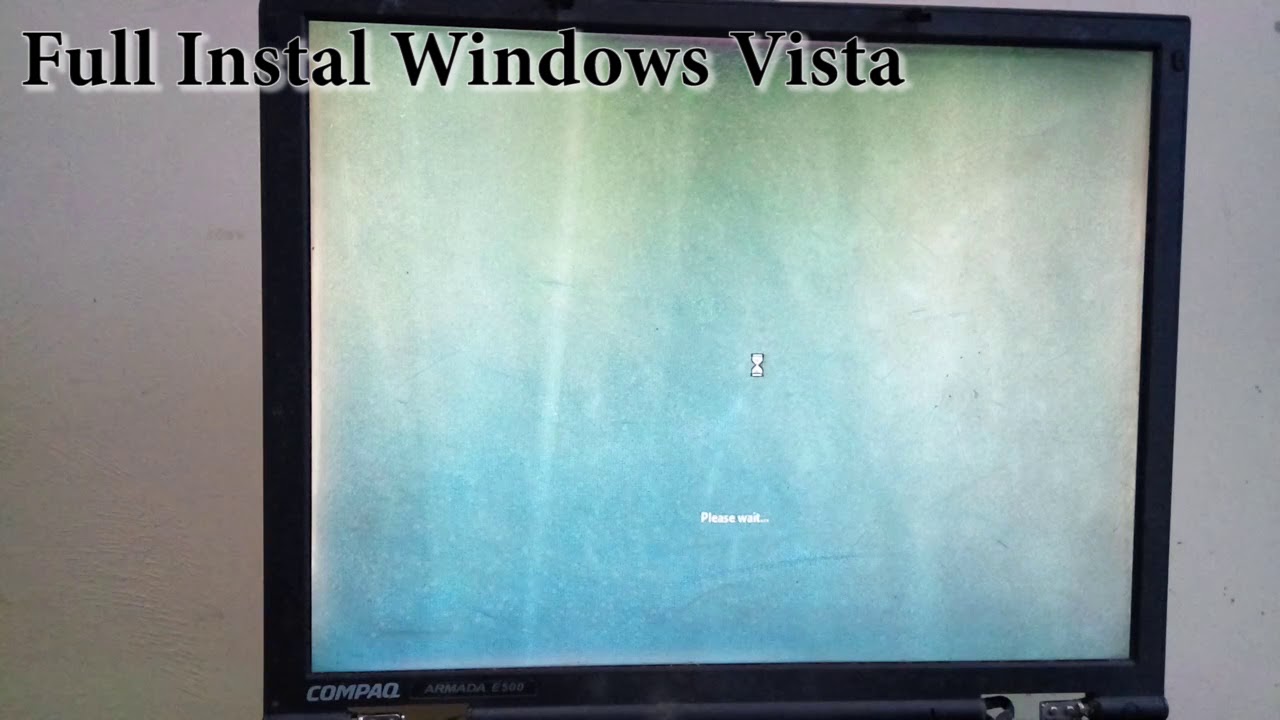 Test Notebook Compaq Armada E500 Pentium 2 Window Vista In 2018 - YouTube