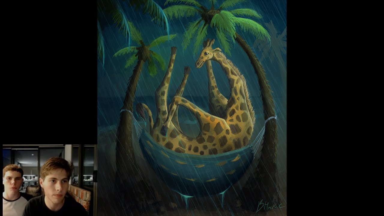 Speed Paint - Giraffe - YouTube