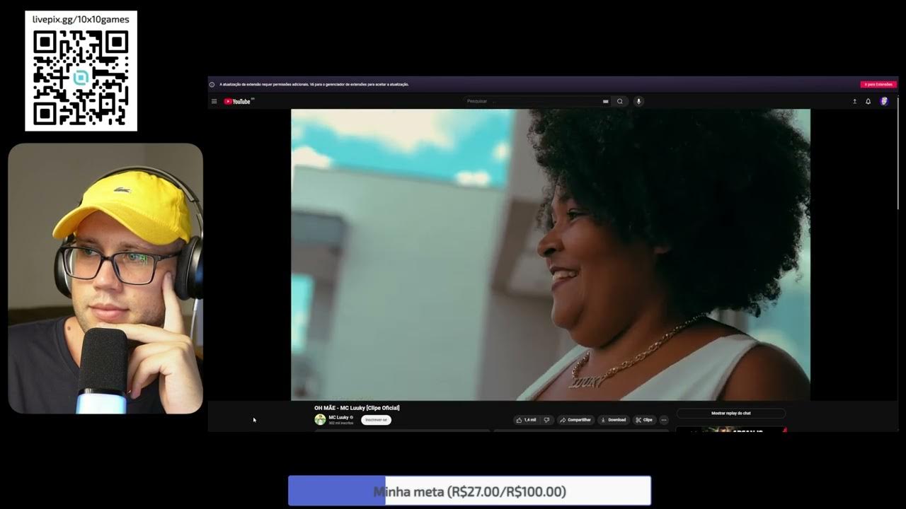 OH MÃE MC Luuky Clipe Oficial react - YouTube