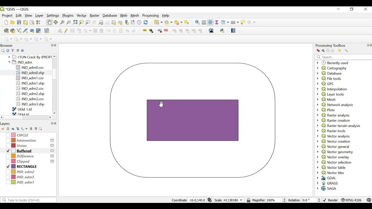 GEOPROCESSING TOOLS IN QGIS - YouTube
