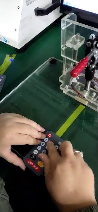 LED membrane switch LED membrane keypad - YouTube