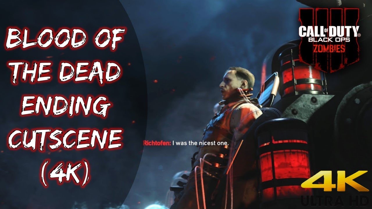Black Ops 4 Zombies: 'Blood of the Dead Ending Cutscene' (4K) - YouTube