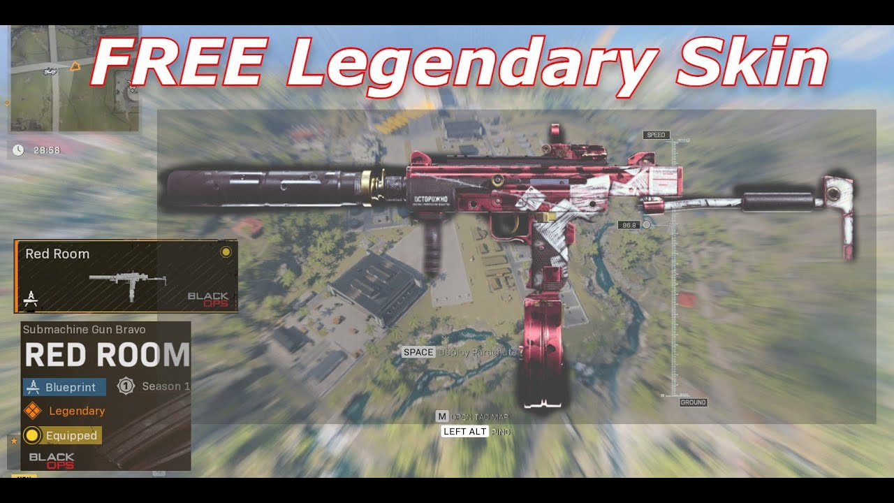 Fastest Way To Get *Free* Red Room Legendary Skin in Warzone - YouTube