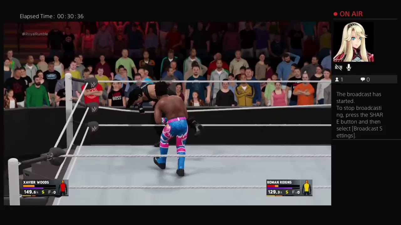 W2K17 Ps4 Game WWE Live Royal Rumble superstar - YouTube