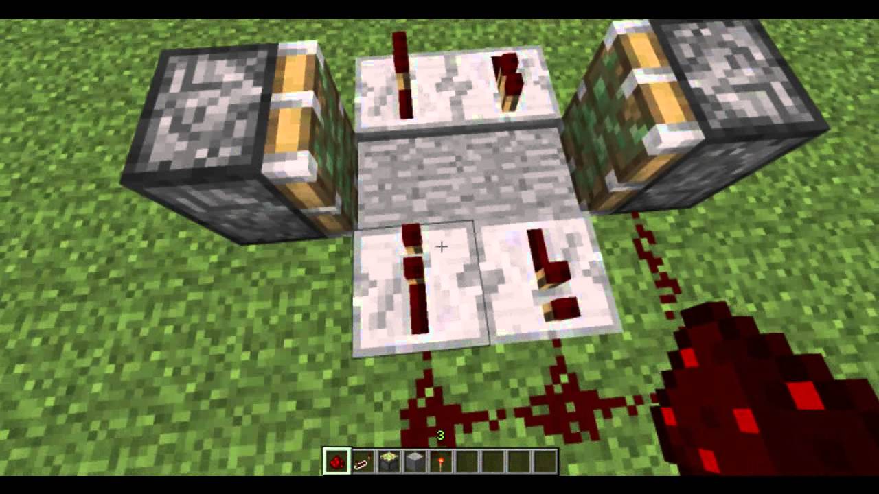 minecraft tutorial: useless redstone machine - YouTube