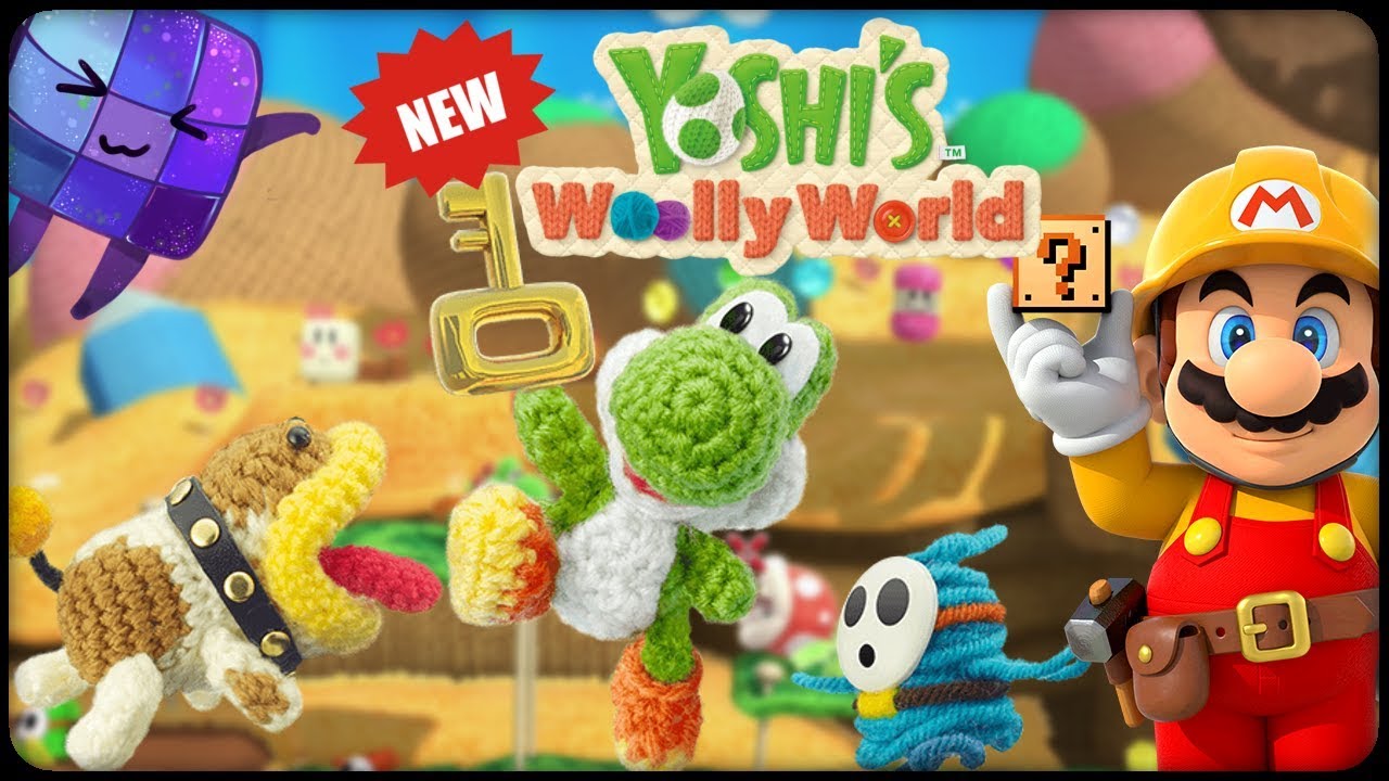 New Yoshi Woolly World! ⭐️ SUPER MARIO MAKER ONLINE Deutsch #349c - YouTube