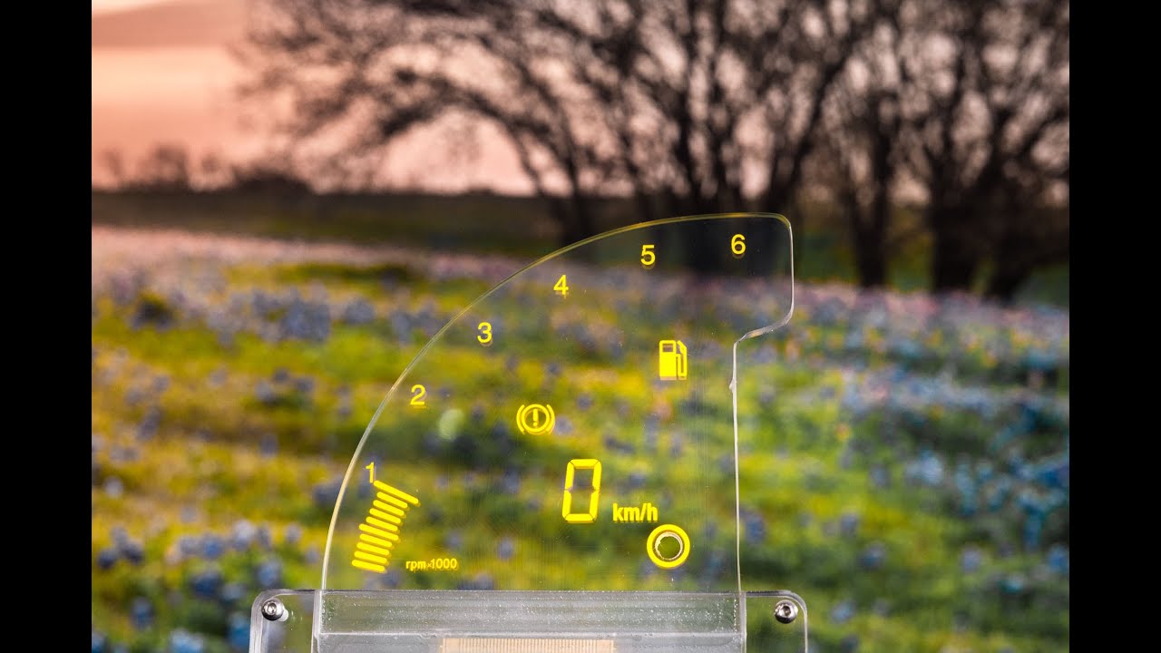 LUMINEQ transparent display demonstrator - customizable solution ...