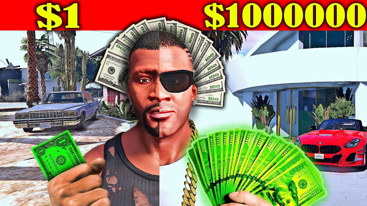$0 To $1 Million In GTA 5 GRAND RP DAY 1 | EARNING $1 MILLION IN GRAND ...