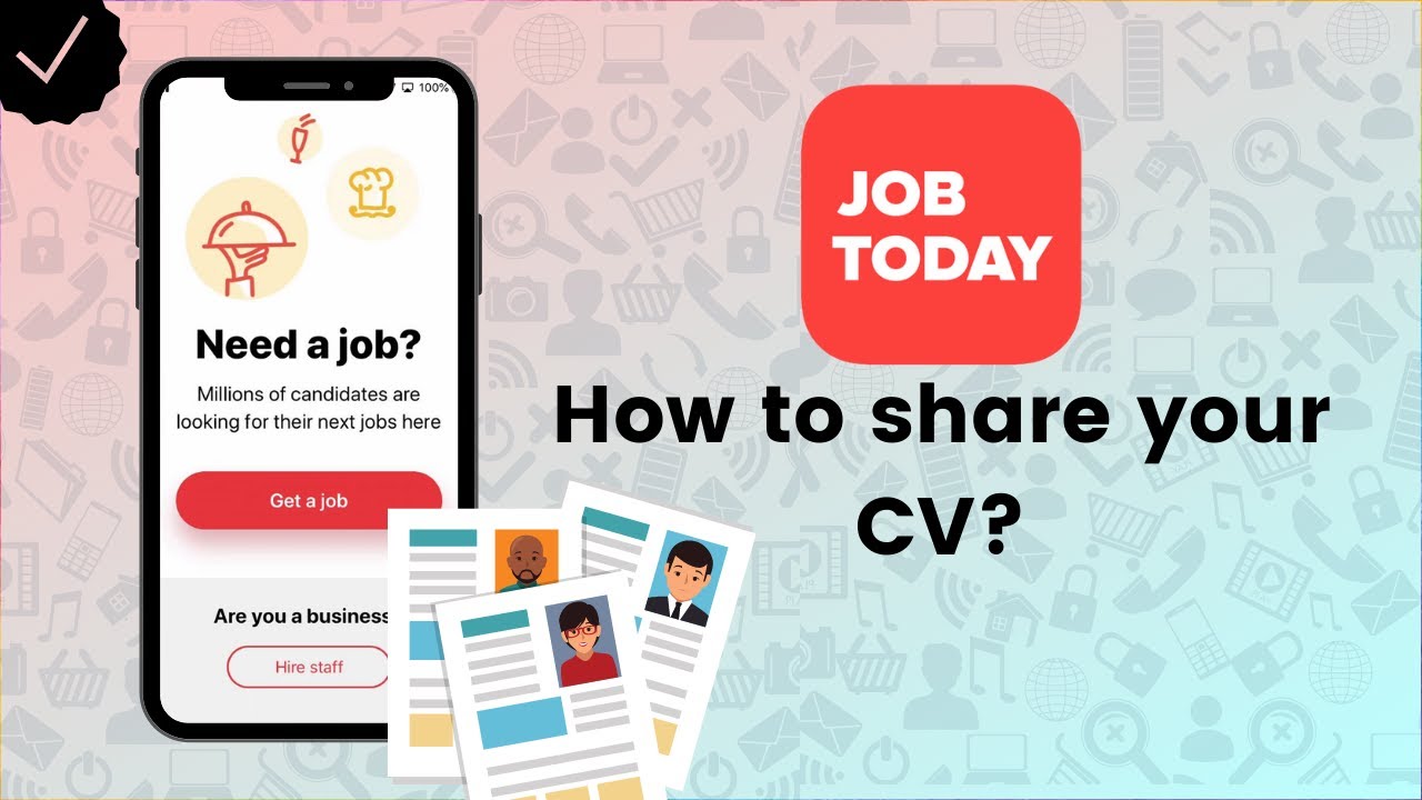 How to share your CV on JobToday? - JobToday Tips - YouTube