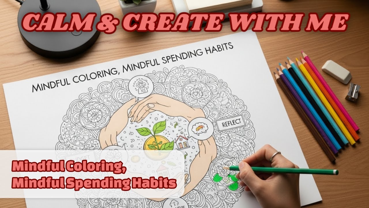 Mindful Coloring, Mindful Spending Habits Relaxing ASMR Coloring ...