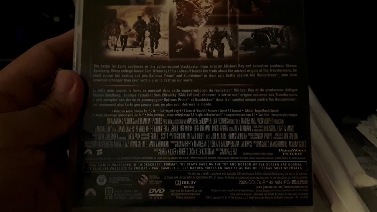 Transformers 3-Movie Set DVD Trilogy Unboxing - YouTube