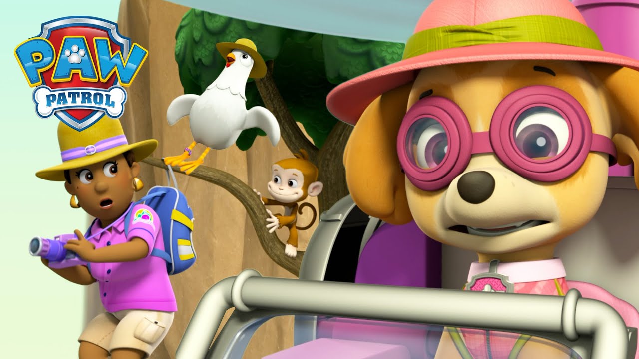 Skye saves Chickaletta and Mayor Goodway on a mountain! - PAW Patrol ...