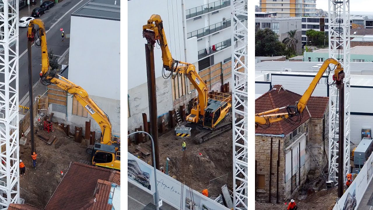 2 Level Underground Carpark with a Car Stacker | Aqualine Groundworks ...