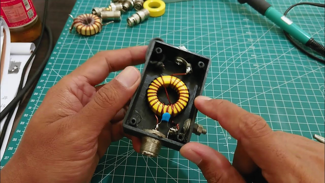 Cara membuat balun 49:1 untuk antenna EFHW - YouTube
