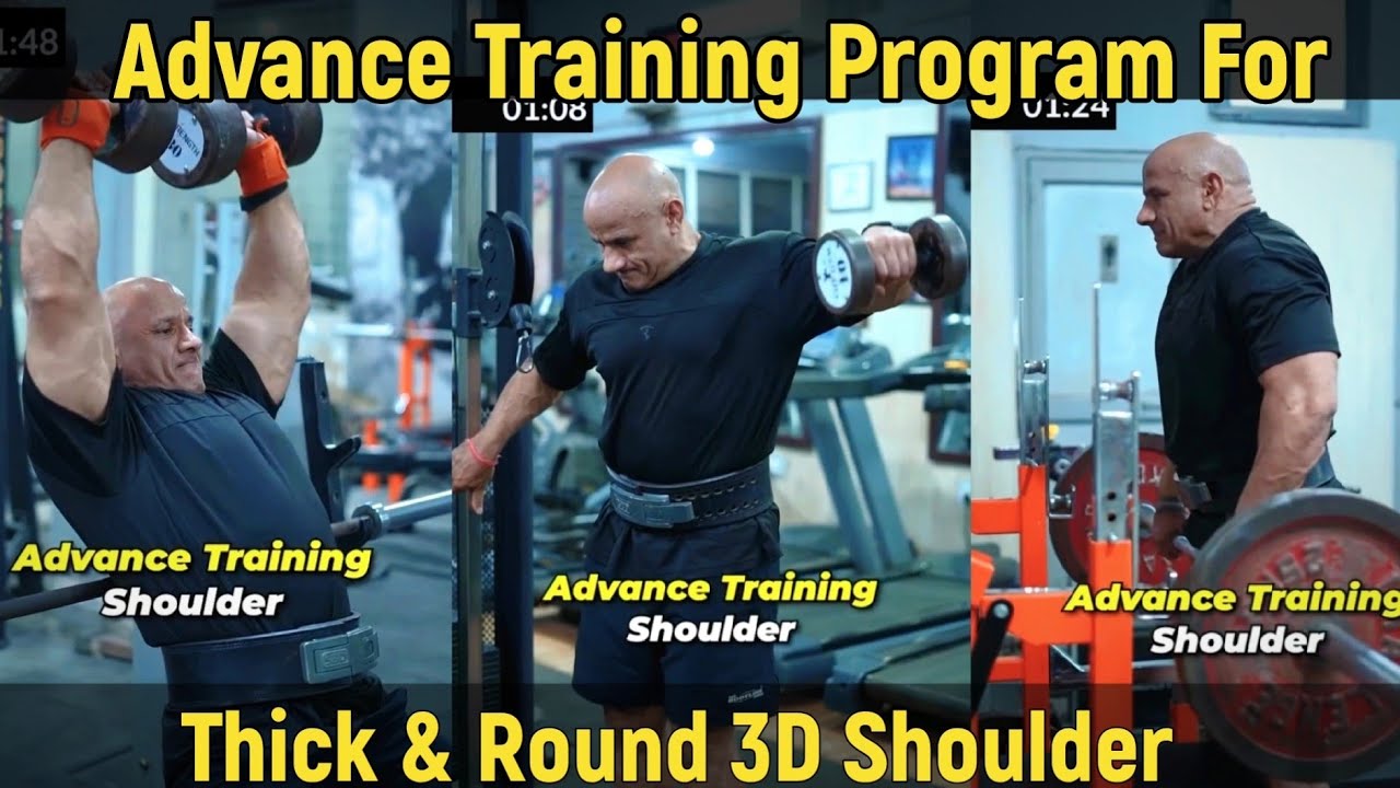 Advance Training Program For Thick & Round 3D Shoulder | Mukesh Gahlot #youtubevideo - YouTube