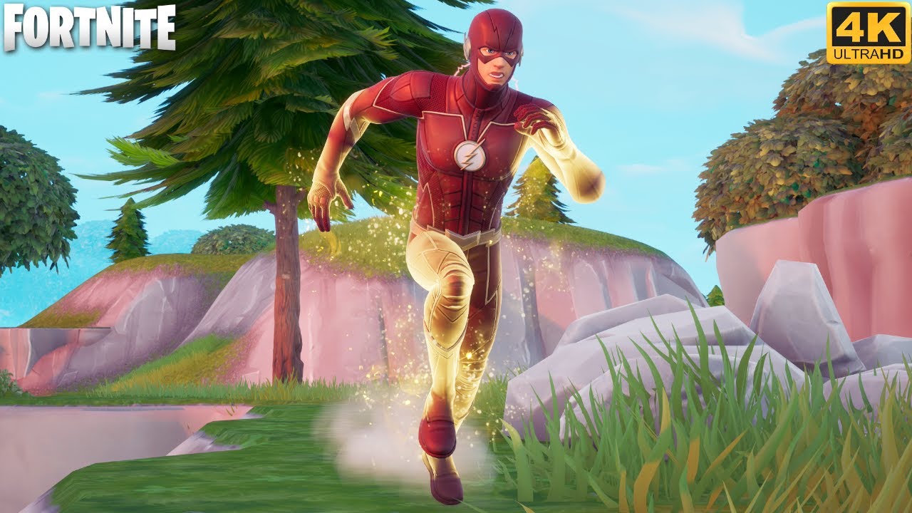 The Flash Skin Gameplay - Fortnite (4K 60FPS) - YouTube
