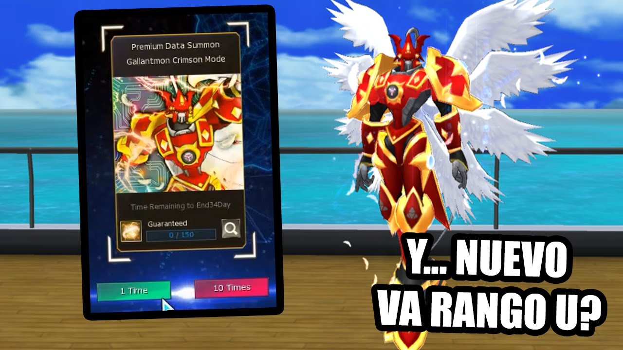 NUEVO Gallantmon Crimson Mode RANGO U - Y OTRO ESTA EN CAMINO - DIGIMON ...