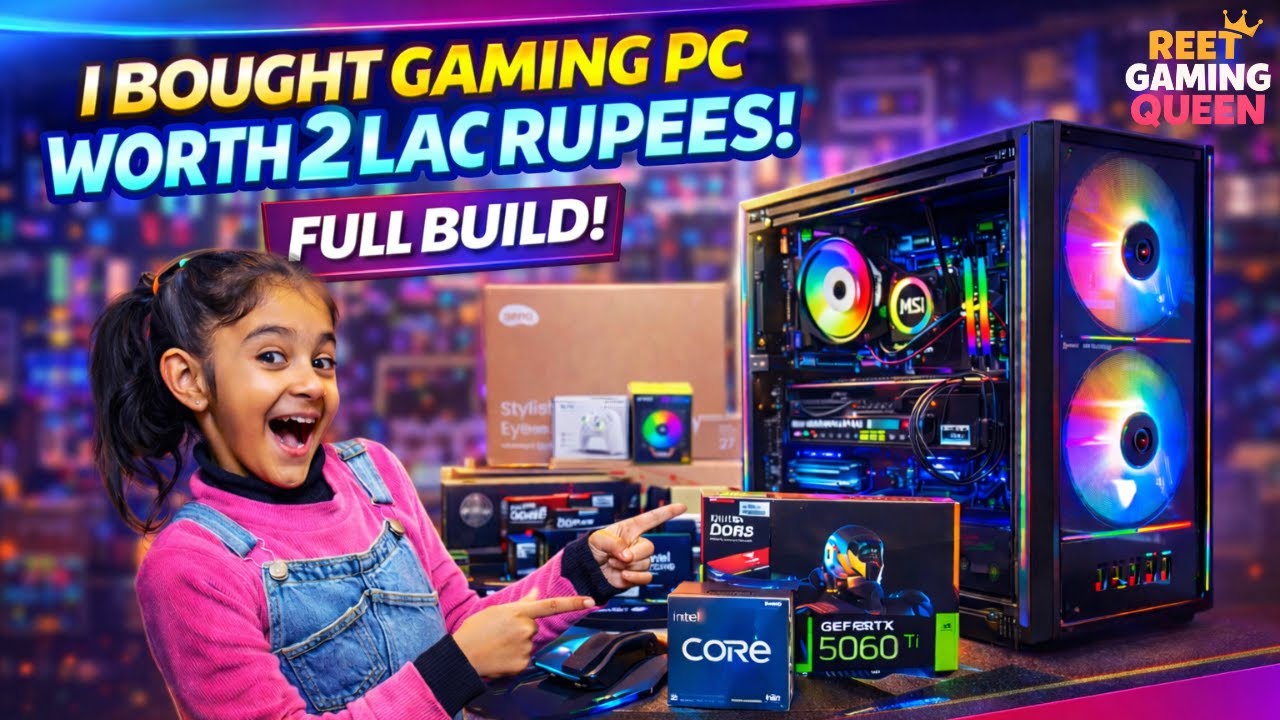 My ₹2,00,000 Gaming PC Unboxing 😲 Ultimate Dream Setup 🎮 - YouTube