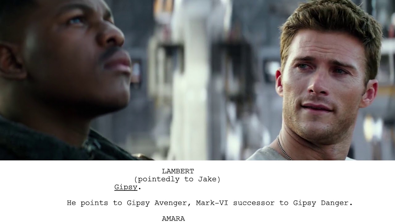 Script to Screen | Jake and Amara Arrive at the Shatterdome | Pacific ...