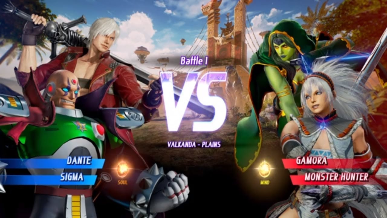 MARVEL VS. CAPCOM: INFINITE Dante,Sigma Gameplay In Arcade Mode - YouTube