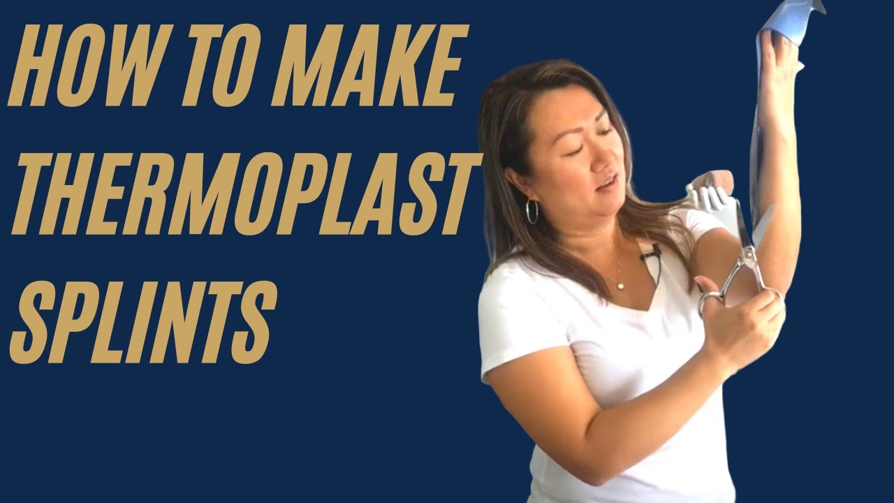 How to Make Thermoplast Splints | How to make Thermoplastic Hand ...