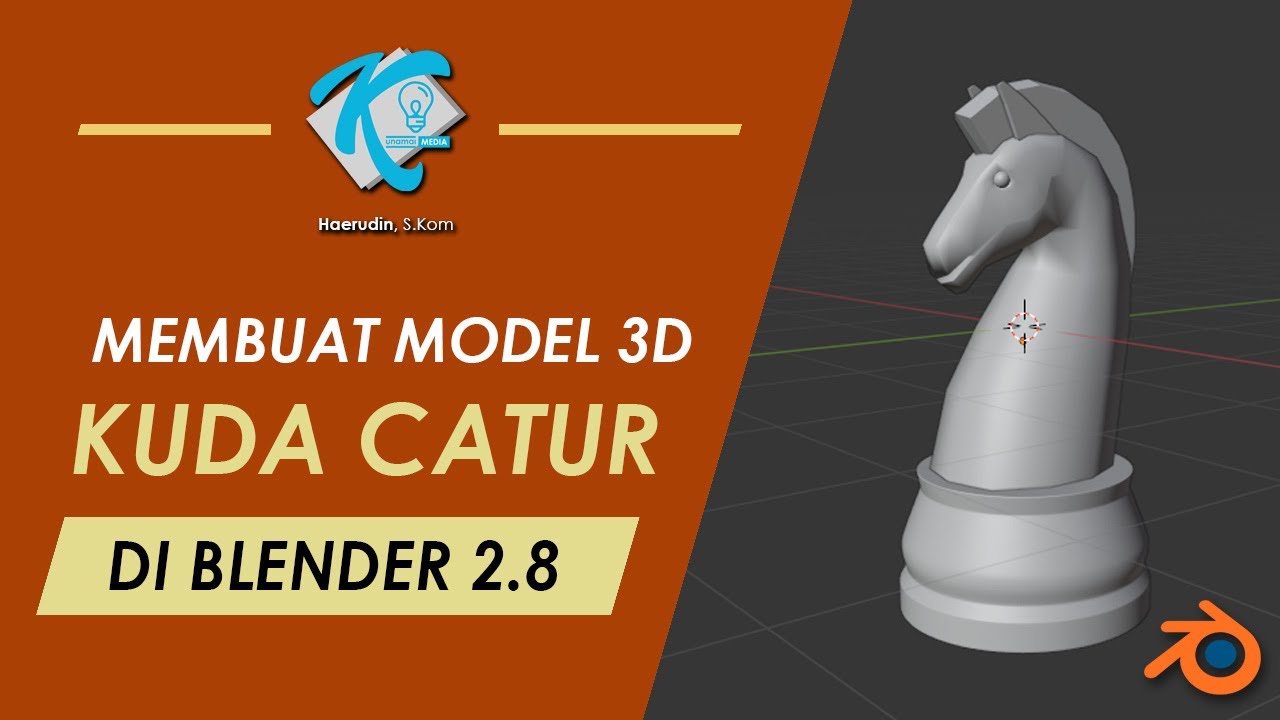 Tutorial Blender 3D Membuat Kuda Catur - YouTube