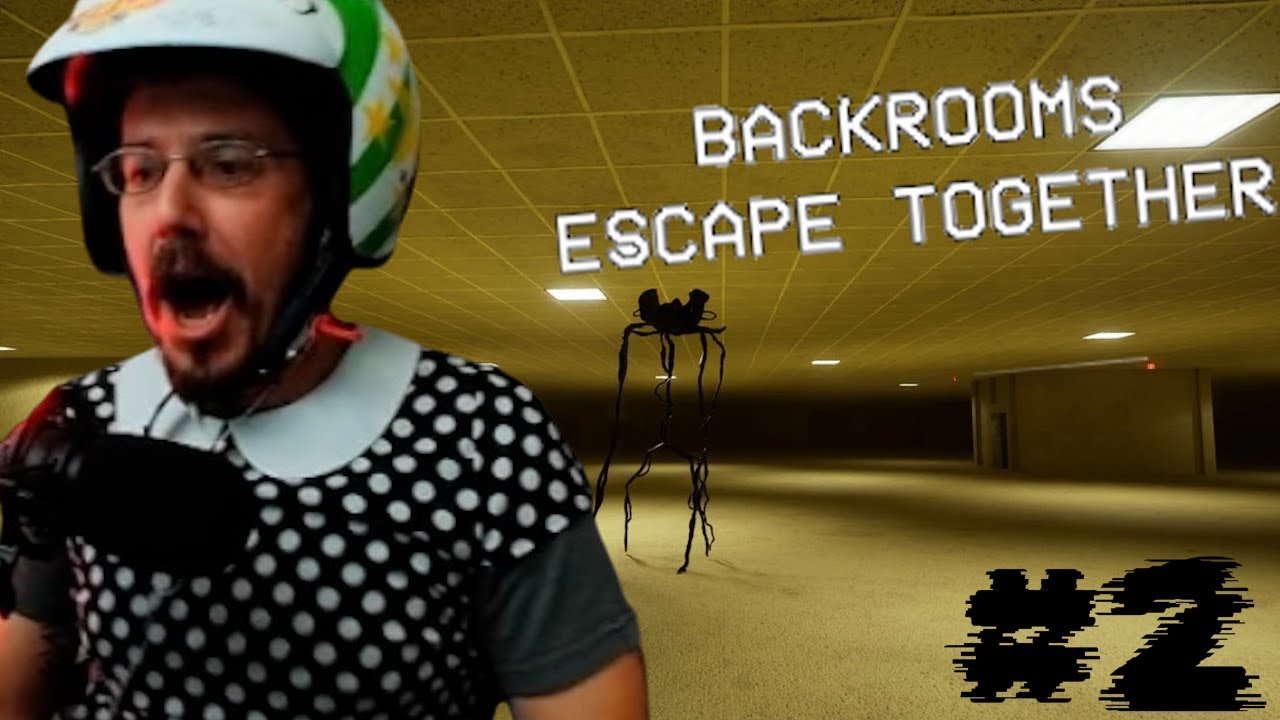 Escape The Backrooms Part #2 - Fleshy Man - YouTube
