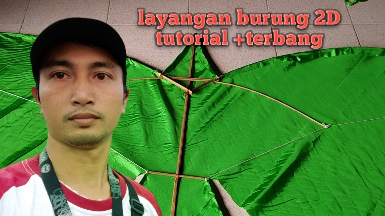 Layangan burung 2D.tutorial langsung terbang/how to make bird kite ...