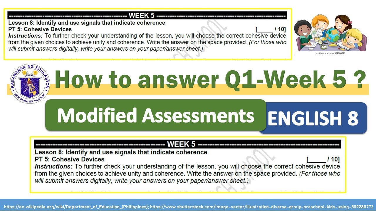 HOW TO ANSWER Q1-WEEK 5? | MODIFIED ASSESSMENT | klasinfonetwork - YouTube