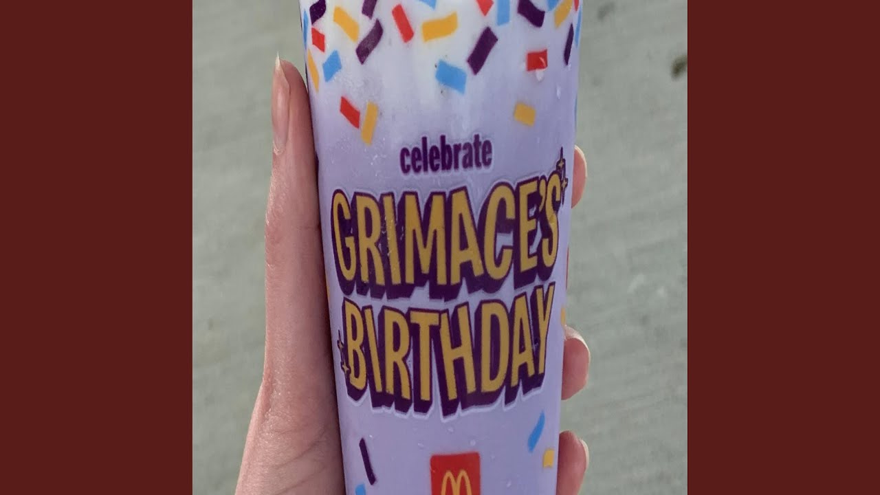 HAPPY BIRTHDAY GRIMACE (SONG) - YouTube