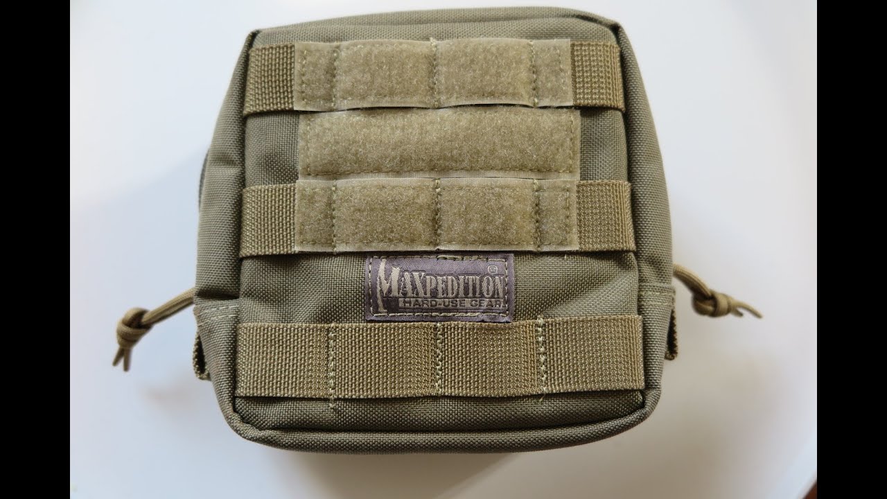 MAXPEDITION 6X6 PADDED POUCH (FRENCH) - YouTube