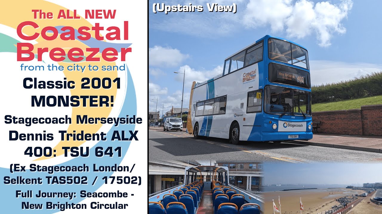 The ALL NEW Coastal Breezer Open Top! Dennis Trident ALX 400: TSU 641 ...