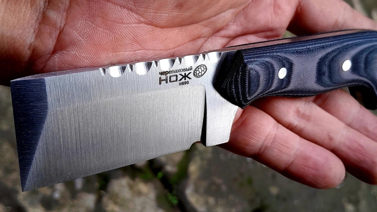 CUTE MINI CLEAVER knife making - YouTube