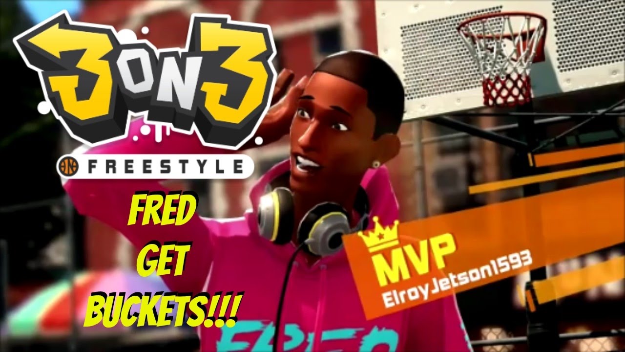 FRED GET BUCKETS | 3 on 3 Freestyle | (Fred) Character Review - YouTube