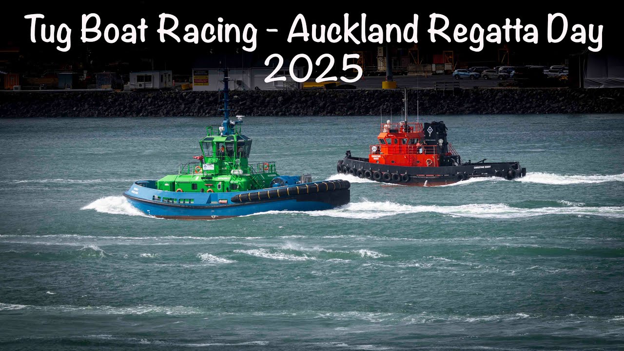 Tug boat races - Auckland - New Zealand 2025 - YouTube