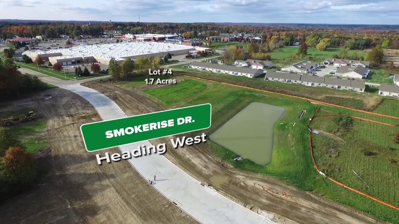 Aerial Video for Park Center Commons, Wadsworth, Ohio - YouTube
