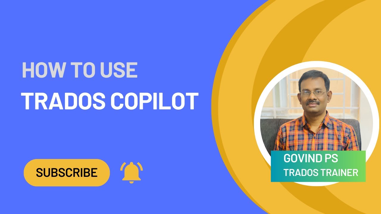 How to use Trados Copilot? - YouTube