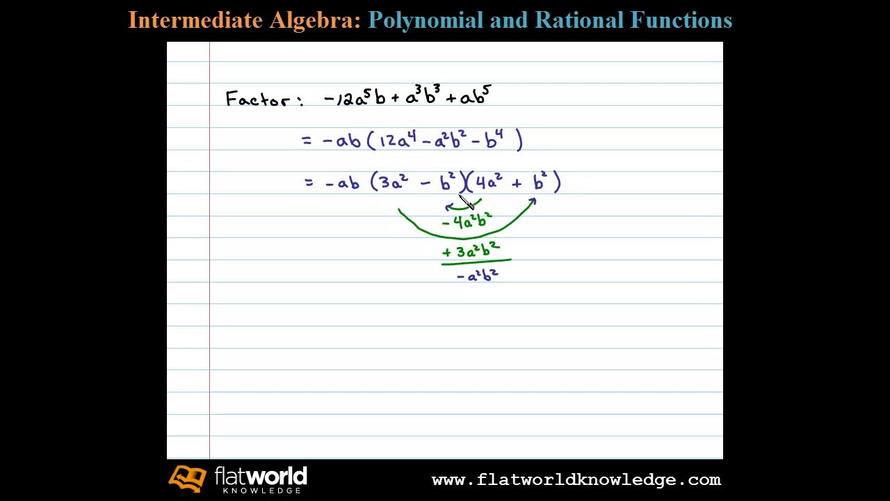 Factor a Trinomial with Two Variables - Algebra fwk IA 04-0302 - YouTube