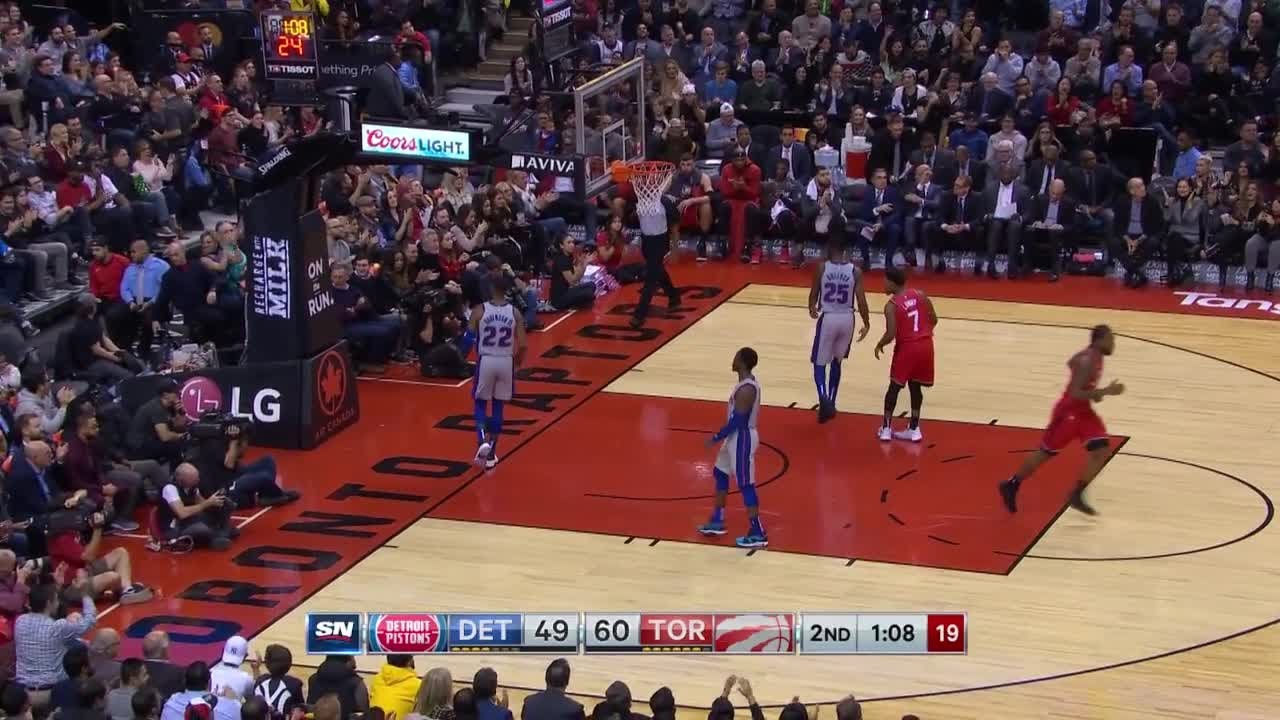 2nd Quarter, One Box Video: Toronto Raptors vs. Detroit Pistons - YouTube