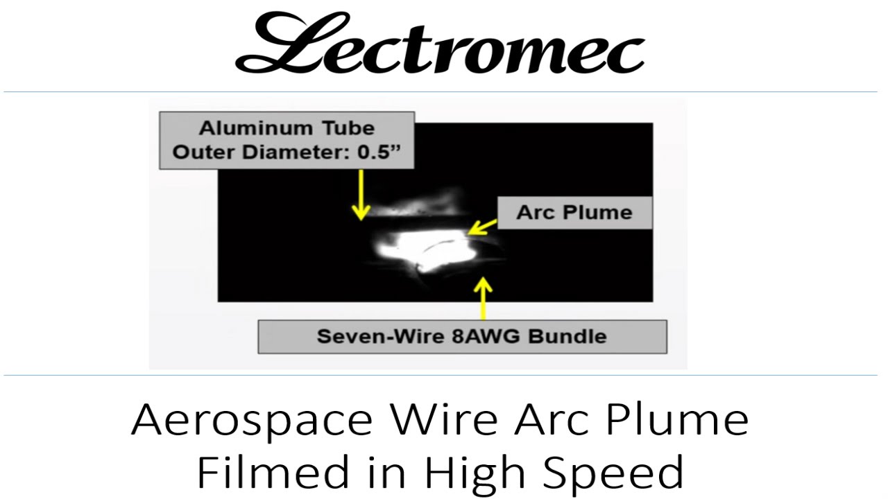 Aircraft Wire Arc Plume Filmed in High Speed - YouTube