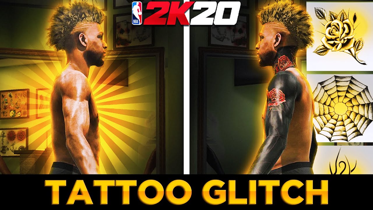 *NEW* FREE TATTOO GLITCH NBA 2K20! UNLIMITED TATTOOS FOR FREE IN 2K20 ...