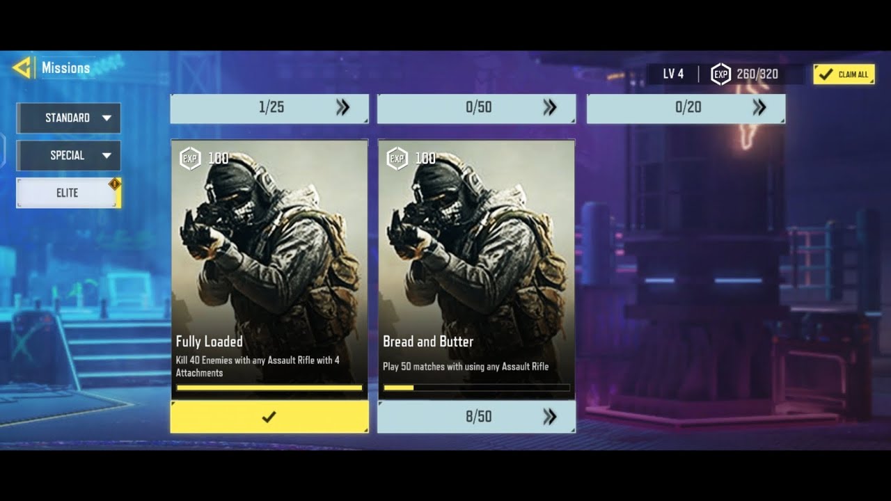 Call of Duty Mobile Kill 40 Enemies with Any Assault Rifle with 4 ...