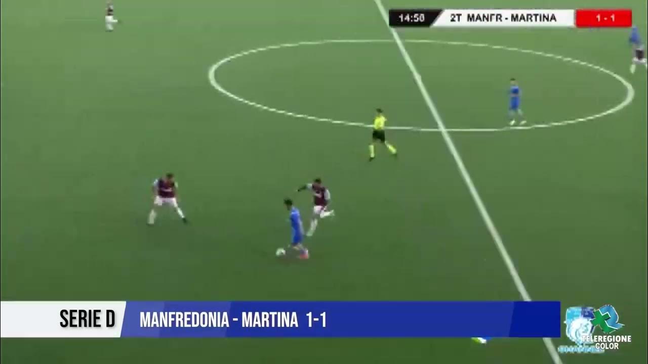 22 DICEMBRE 2024 SERIE D MANFREDONIA - MARTINA 1-1 - YouTube