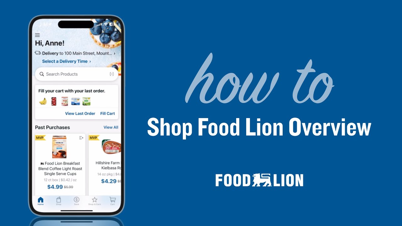 How To Shop Food Lion Overview - YouTube