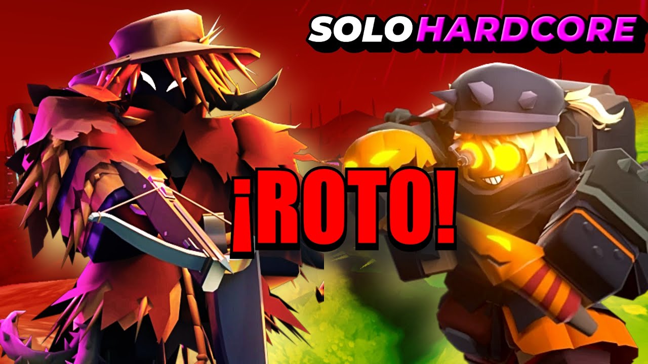Solo Hardcore con Harvester y Hallow Punk OP en Tower Defense Simulator ...