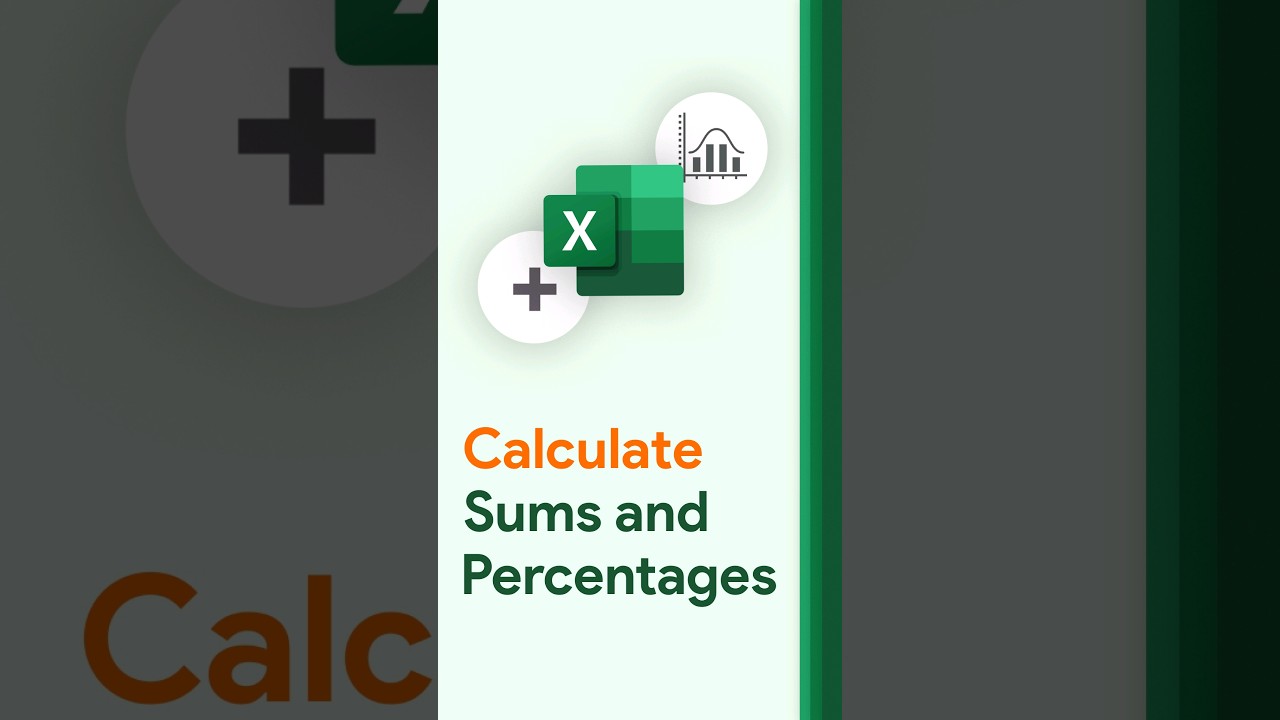 Best Way To Calculate SUMS And PERCENTAGES On Excel Quick Tutorial Best Way To Calculate SUMS And PERCENTAGES On Excel Quick Tutorial