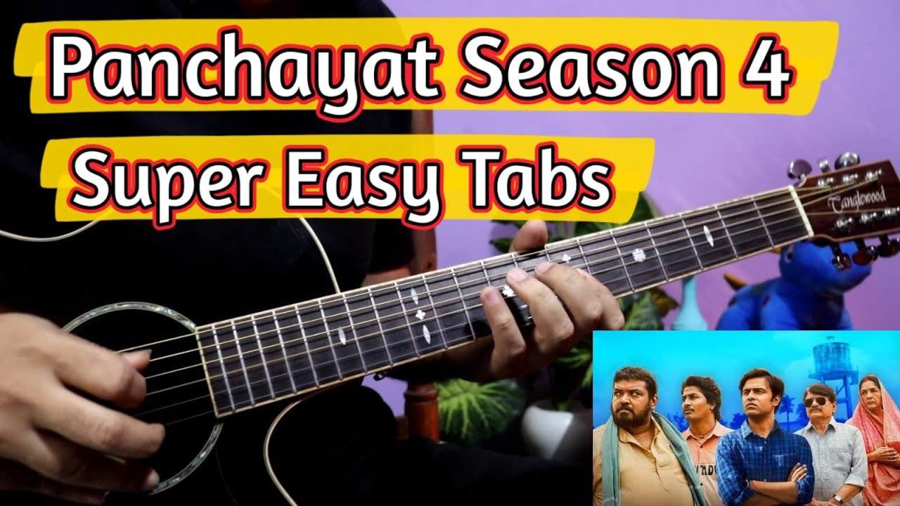 Panchayat Season 4 - Super Easy Guitar Tabs For Beginners - YouTube