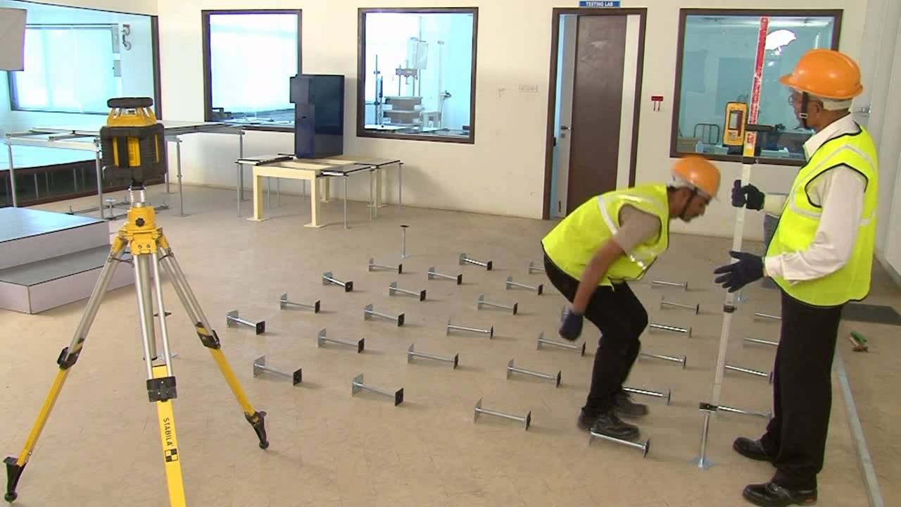 Laser Levelling machine - YouTube