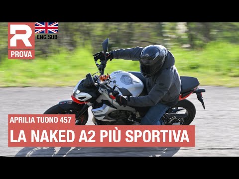 Aprilia Tuono 457 - prova - in sella alla naked A2 più completa e prestazionale