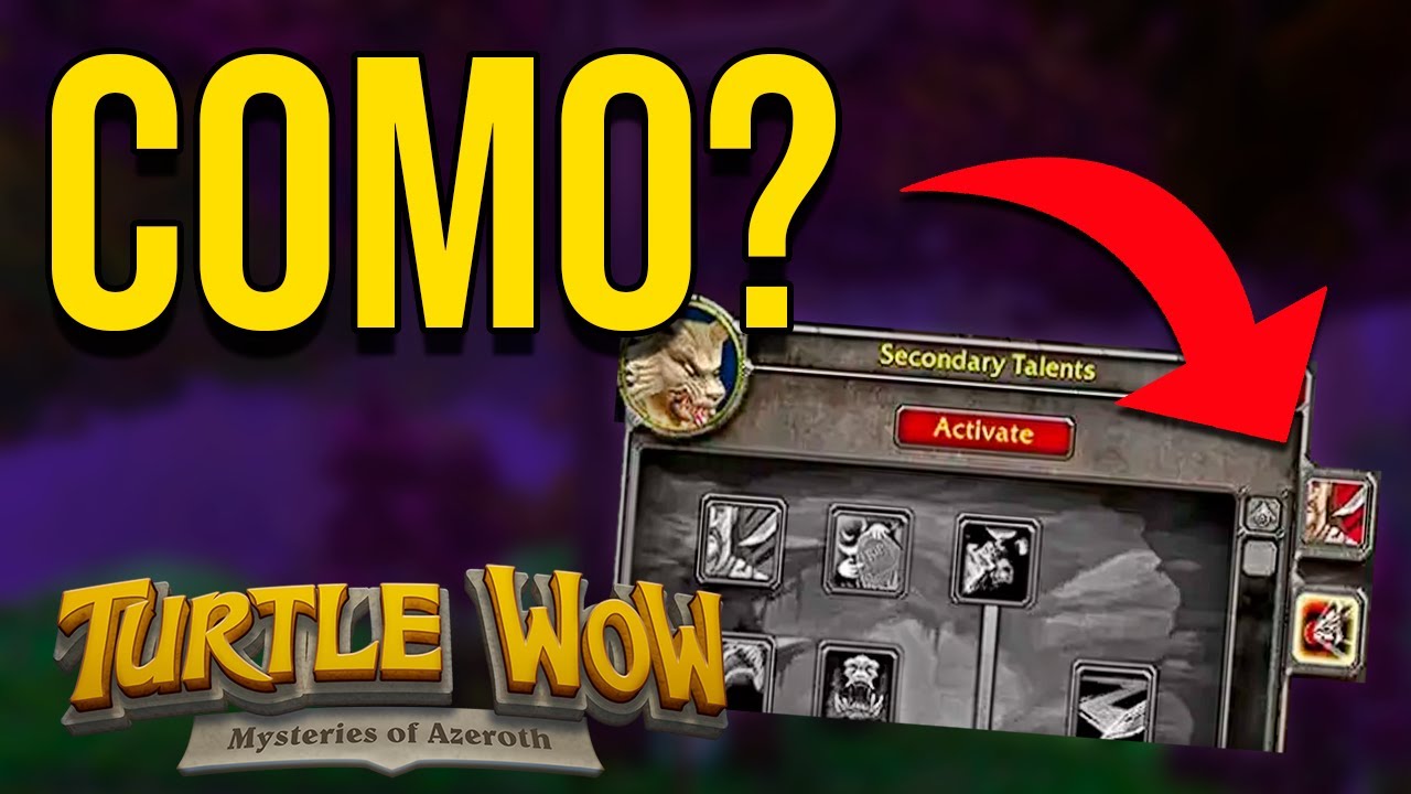 Como obtener DOBLE ESPECIALIZACION (DUAL SPEC) en Turtle WoW - YouTube